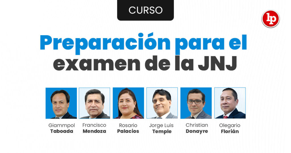 Curso de preparación para el examen de la JNJ (selección y nombramiento de jueces y fiscales ...