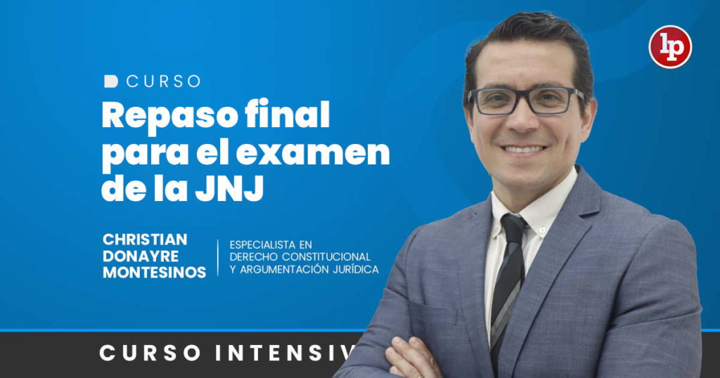 Curso de repaso final para el examen de la JNJ. Inicio: 5 de junio - Virtual LP